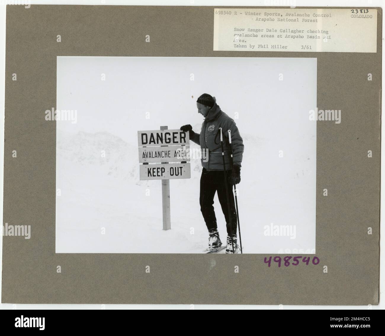 Avalanche Control - All States. Photographs Relating to National ...