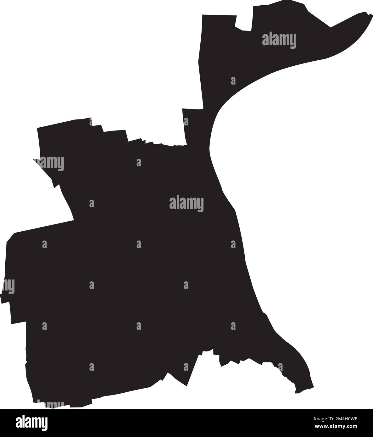 Black map of WORMS, GERMANY Stock Vector Image & Art - Alamy