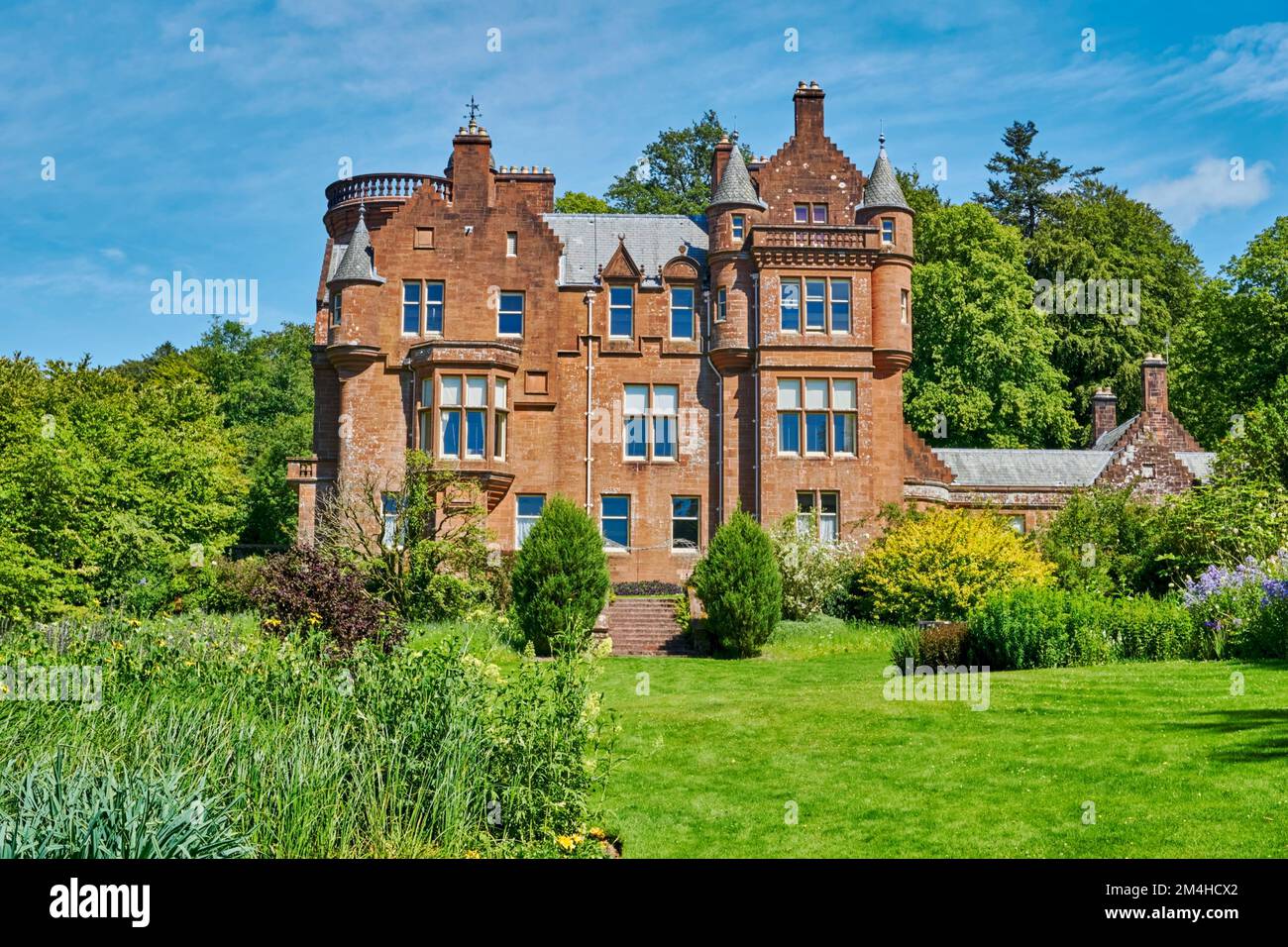 Threave House at Threave Gardens near Castle Douglas, Dumfries and ...