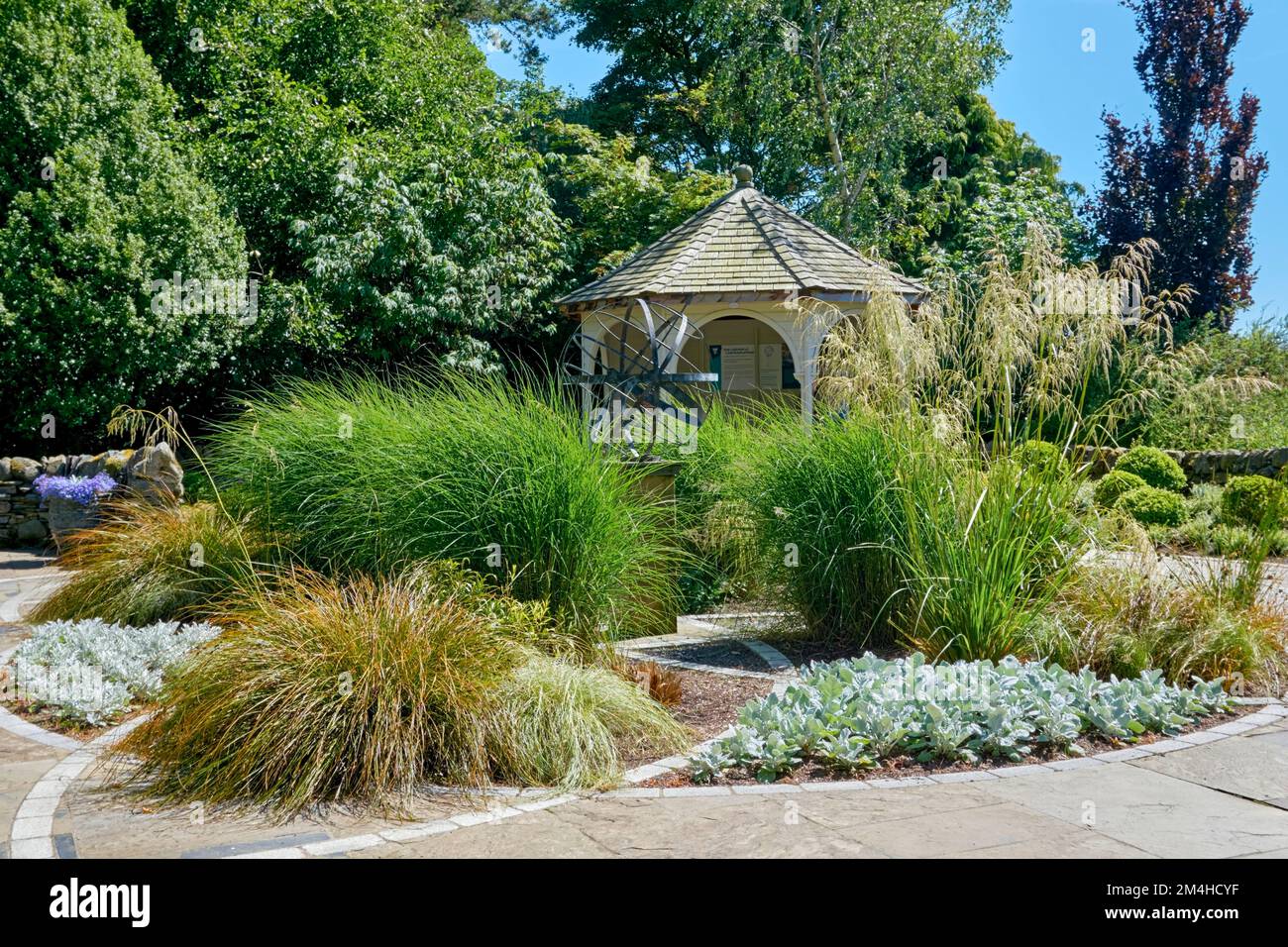The Garden of Contemplation at Threave Gardens near Castle Douglas ...