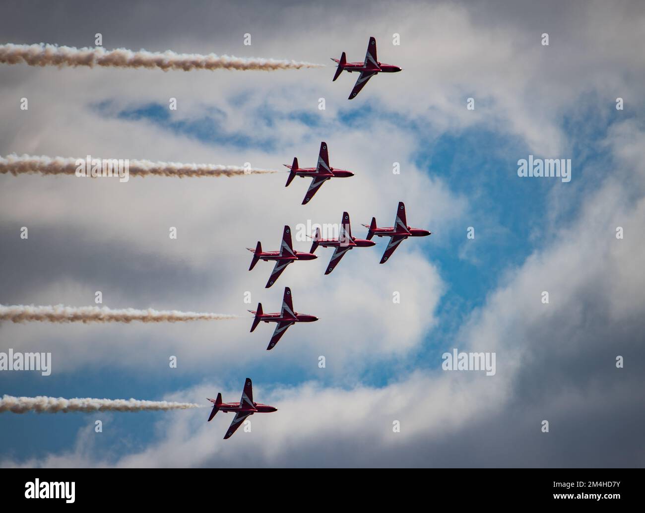 Red Arrows Air Show Stock Photo - Alamy
