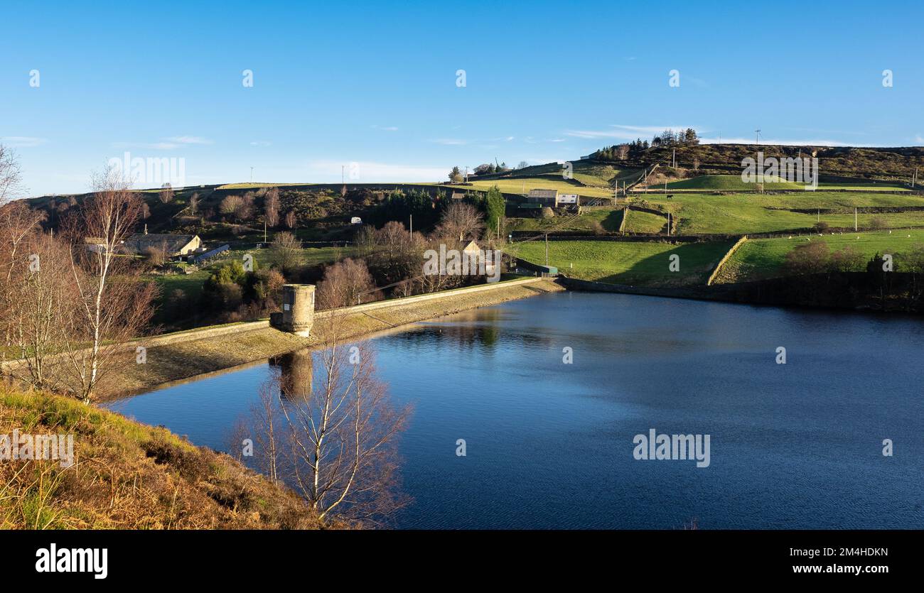 reservoir near hade edge Stock Photo - Alamy