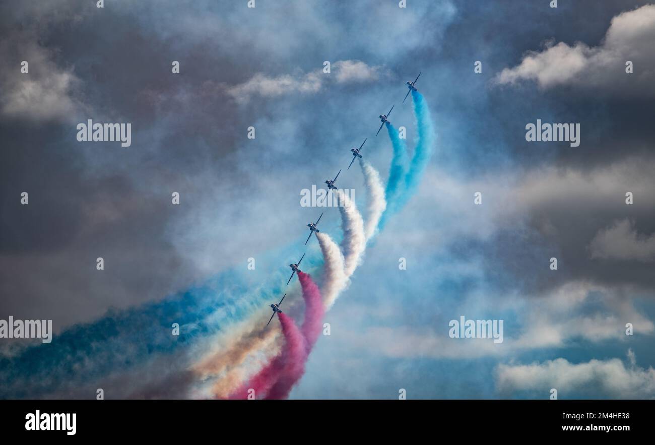 Red Arrows Air Show Stock Photo - Alamy
