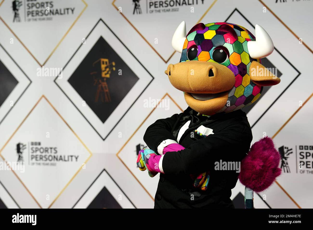 Perry the 2022 Commonwealth Games Mascot poses on the red carpet prior ...