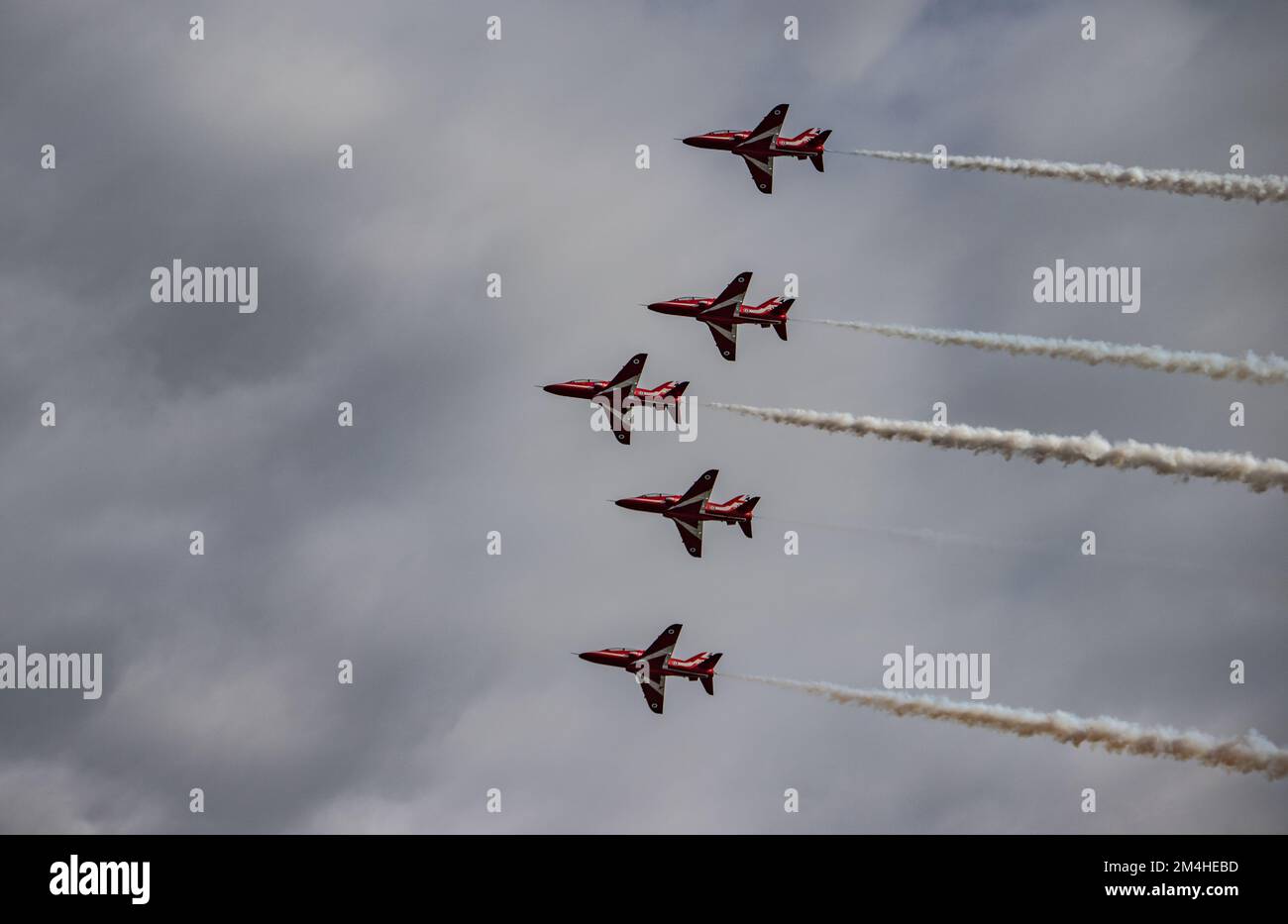 Red Arrows Air Show Stock Photo - Alamy