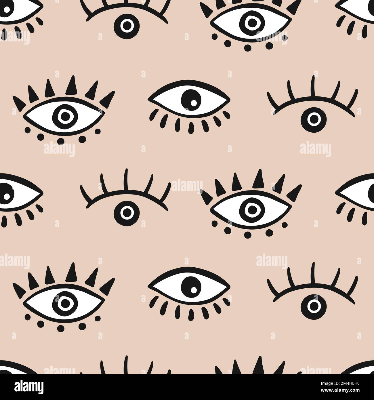 Eye vector seamless pattern Stock Vector Image & Art - Alamy
