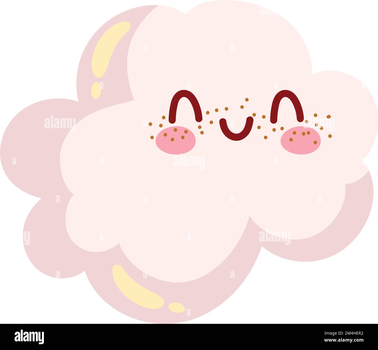 cute cloud kawaii weather Stock Vector Image & Art - Alamy