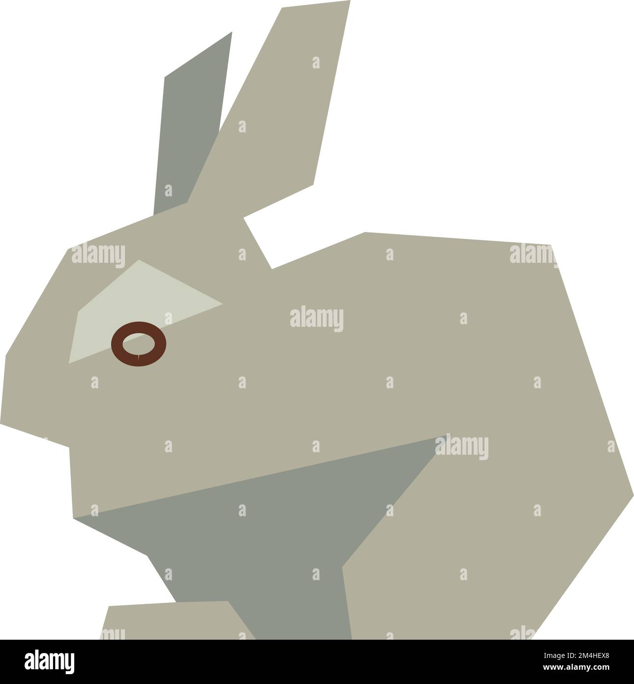 Rabbit low polygon art hi-res stock photography and images - Alamy