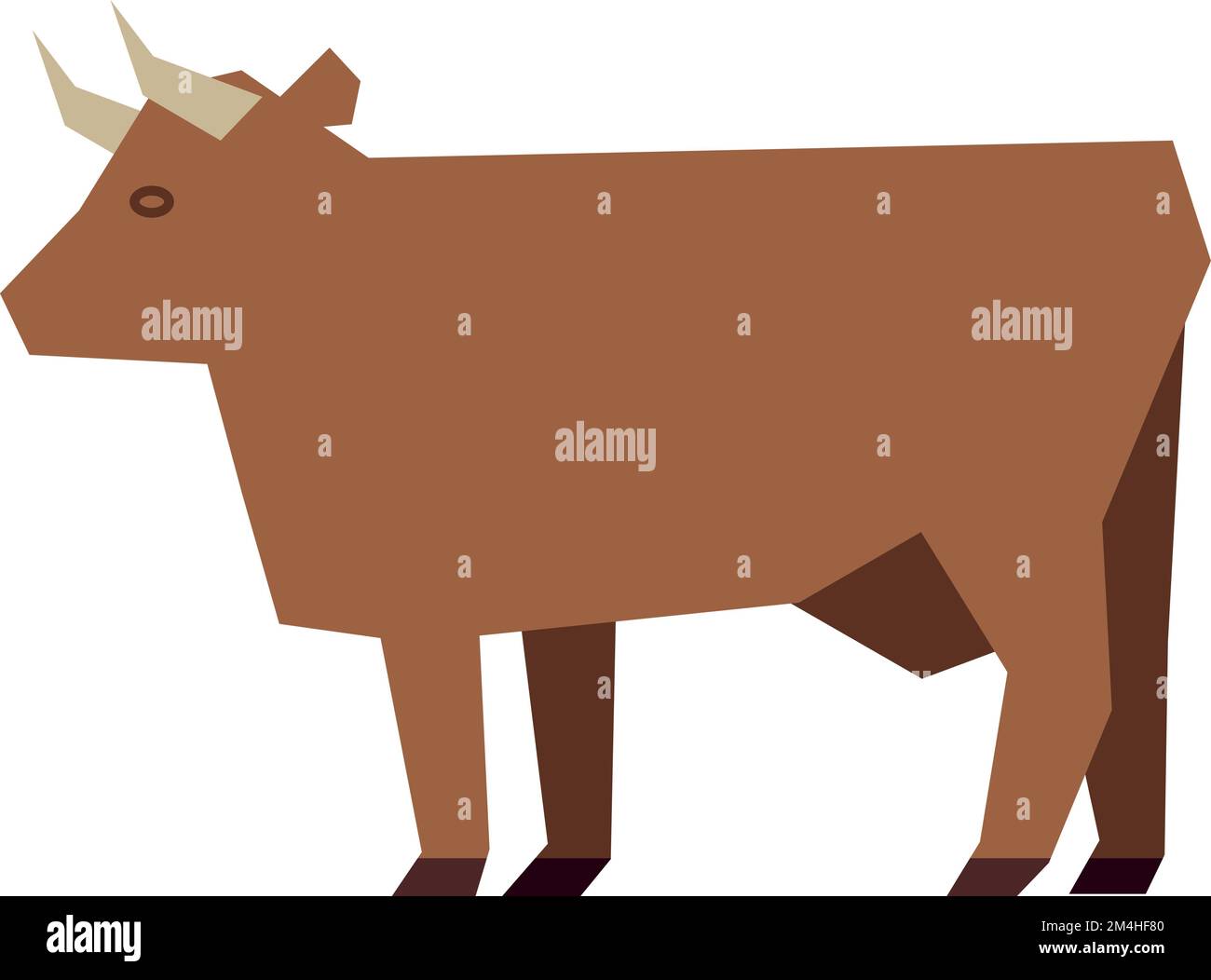 Horned leaf Stock Vector Images - Alamy