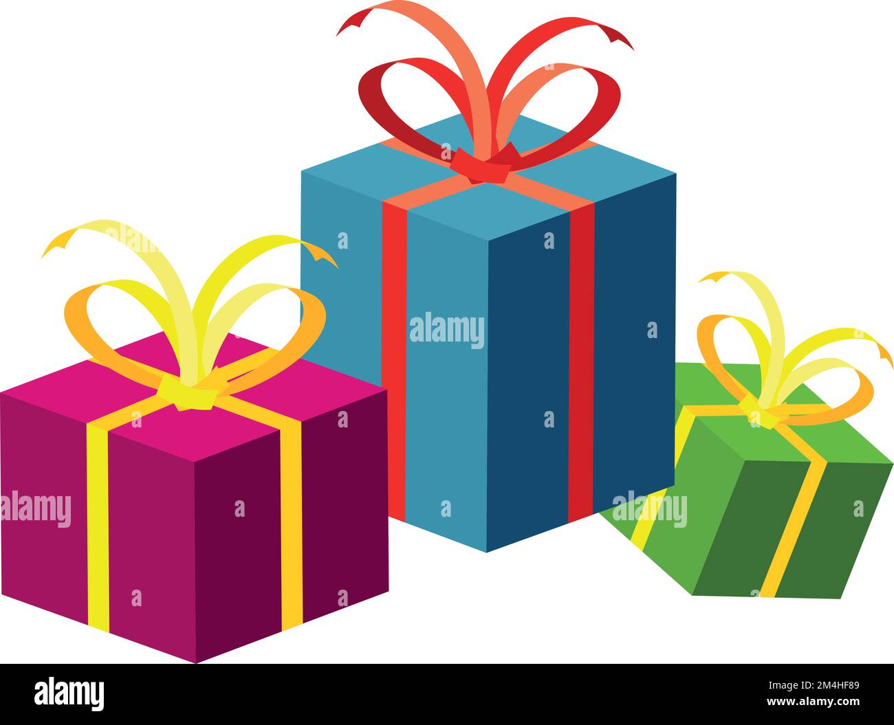 Present pile Stock Vector Images - Alamy