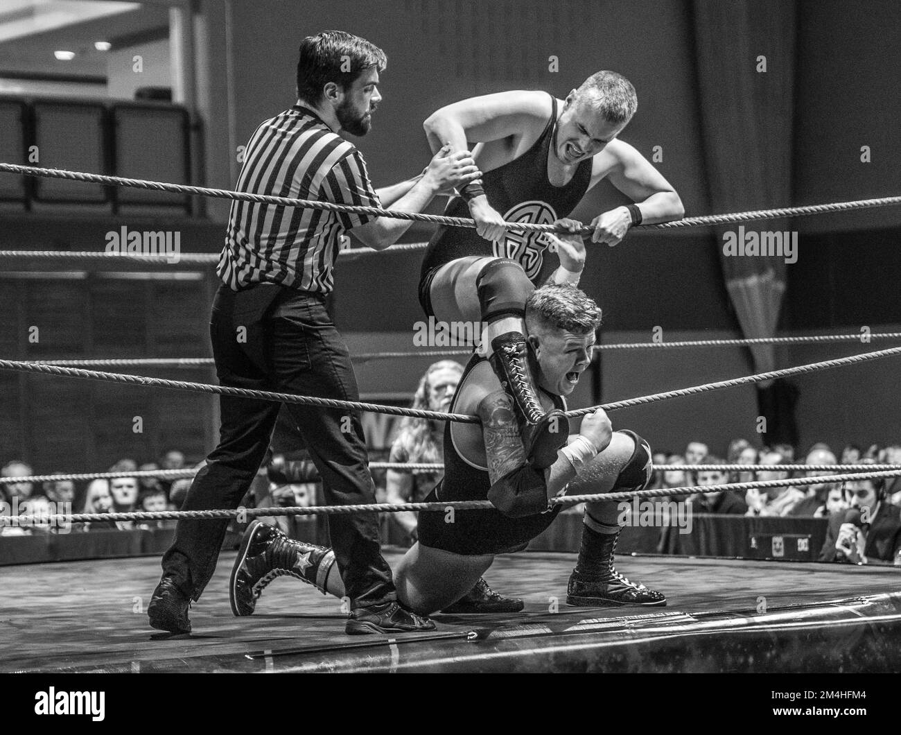 Wrestling Black and White Stock Photos & Images - Alamy