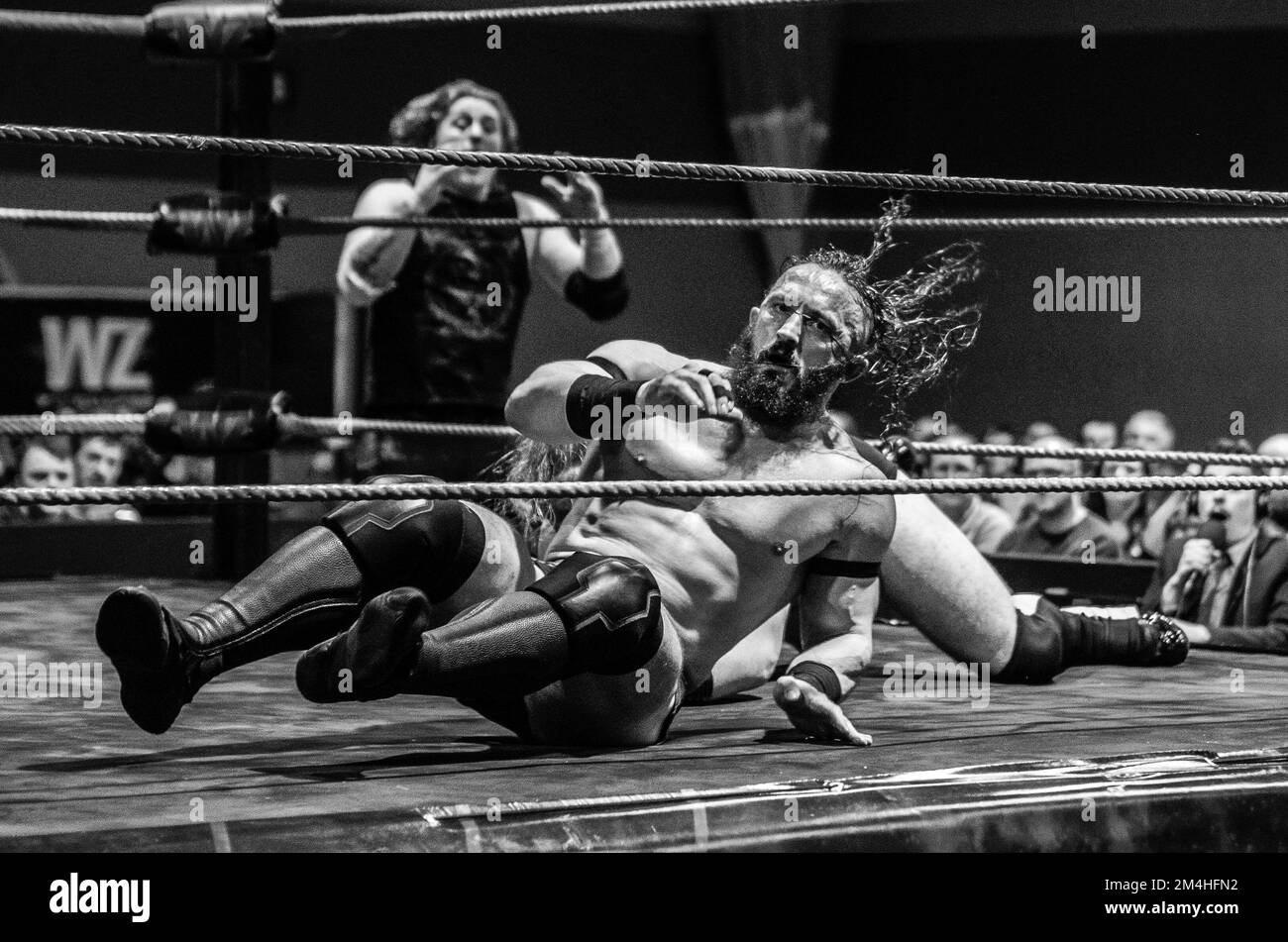 Wrestling Black and White Stock Photos & Images - Alamy