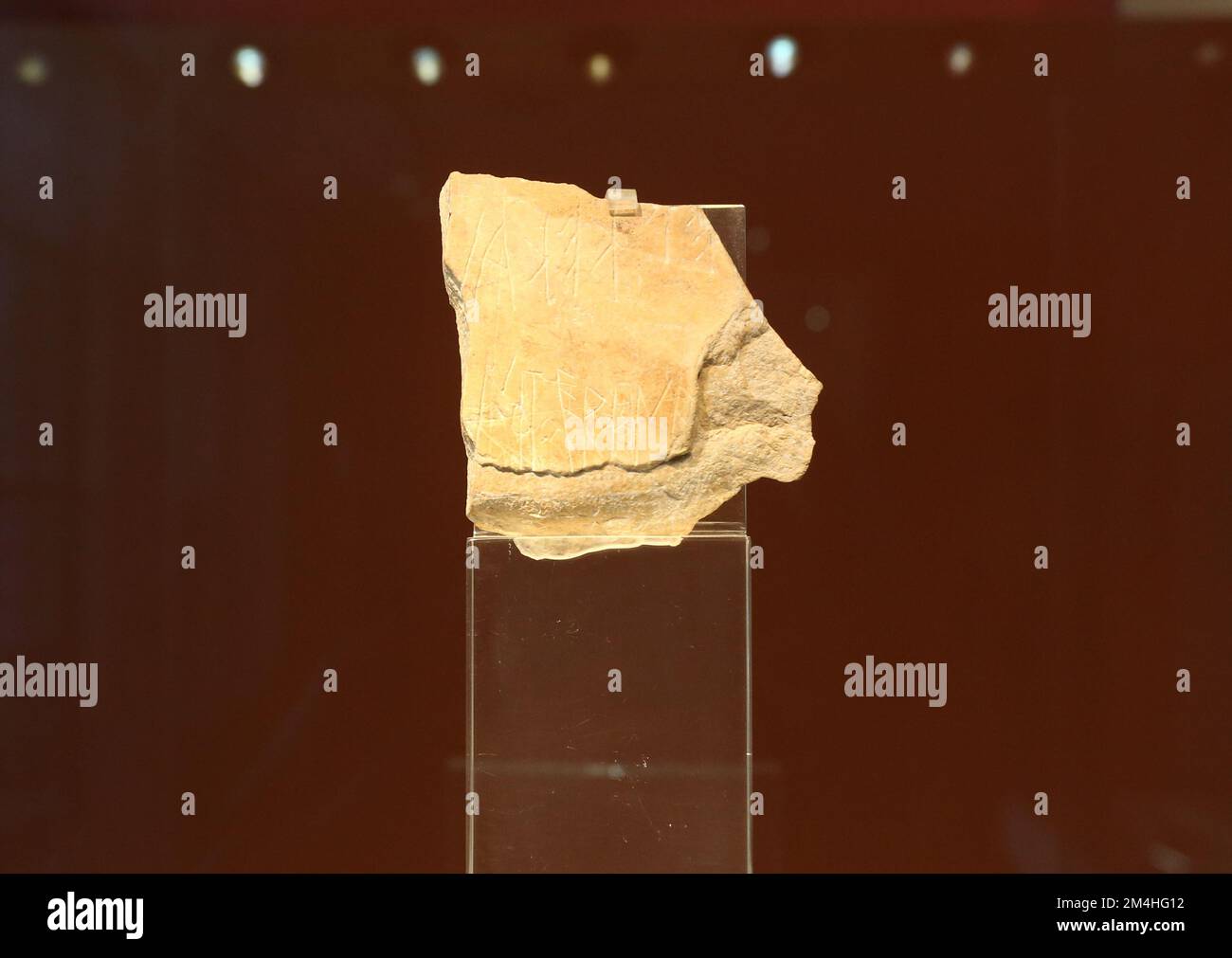 Earliest attic inscription on stone hi-res stock photography and images ...