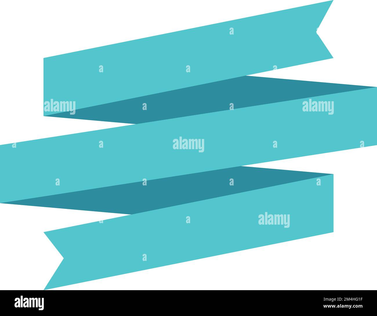 Ribbon banner label. Folded paper decorative element Stock Vector Image ...