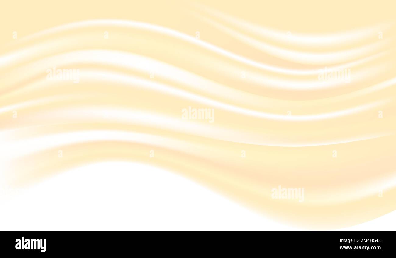 Cream waves realistic texture. Pouring milk flow Stock Vector Image ...