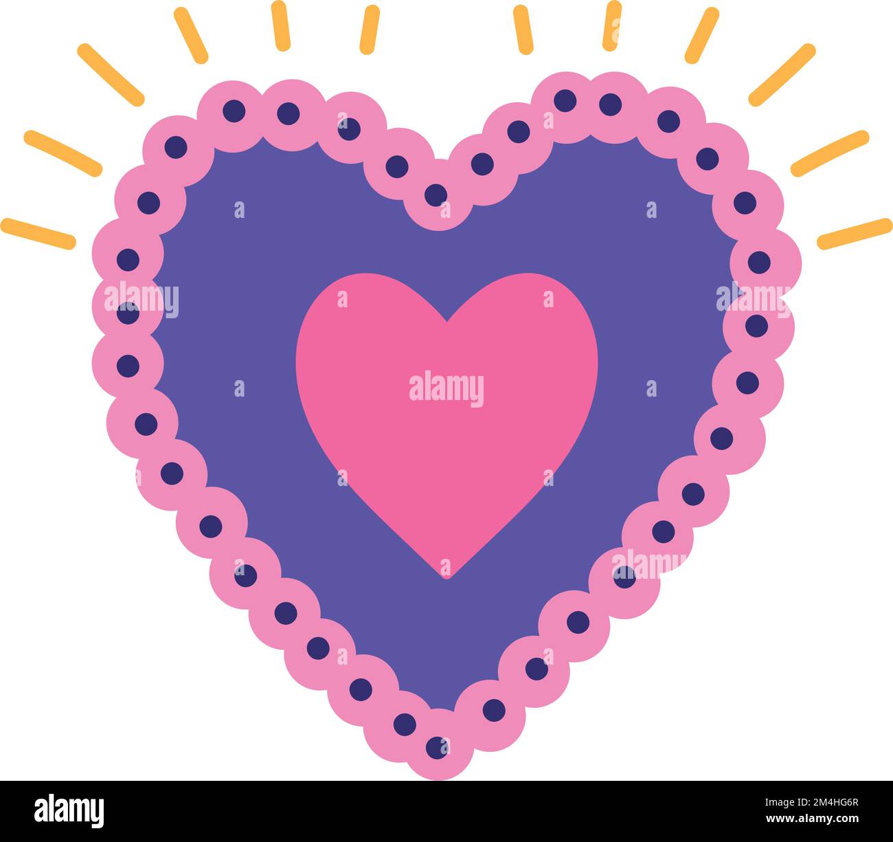 heart vector style Stock Vector Image & Art - Alamy
