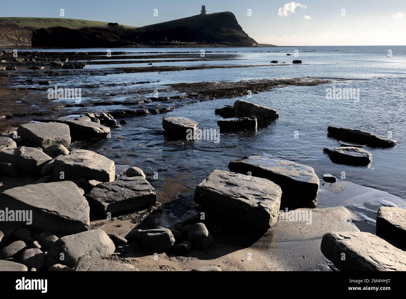 Kimmeridge Ledge, dolomite ledge, Kimmeridge Bay, Kimmeridge, Isle of ...