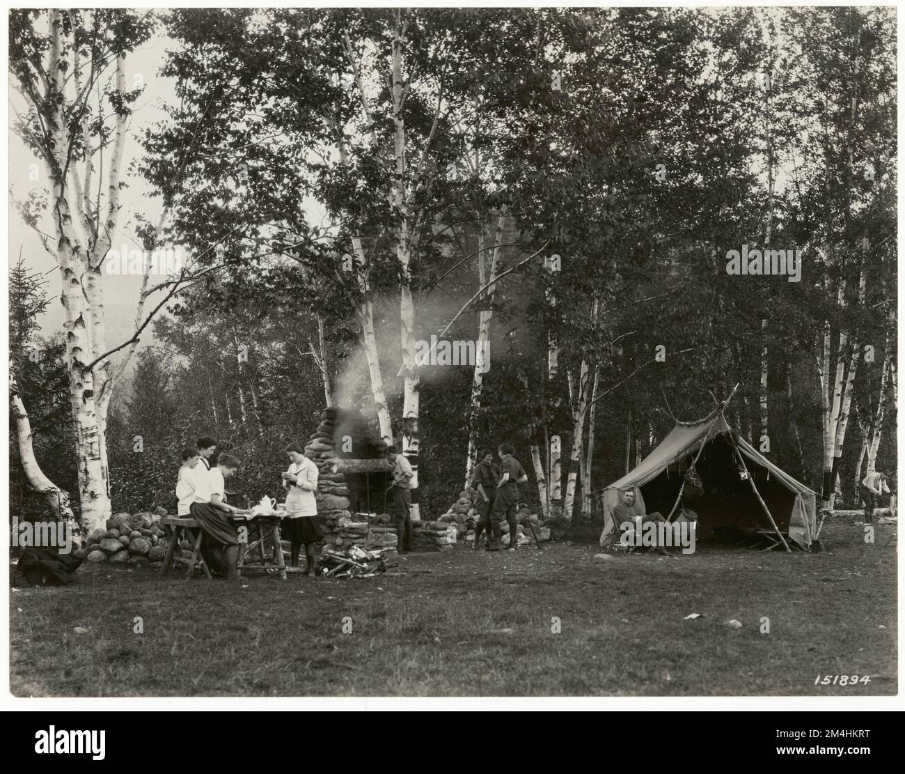 Camping and Picnicking - New Hampshire. Photographs Relating to ...