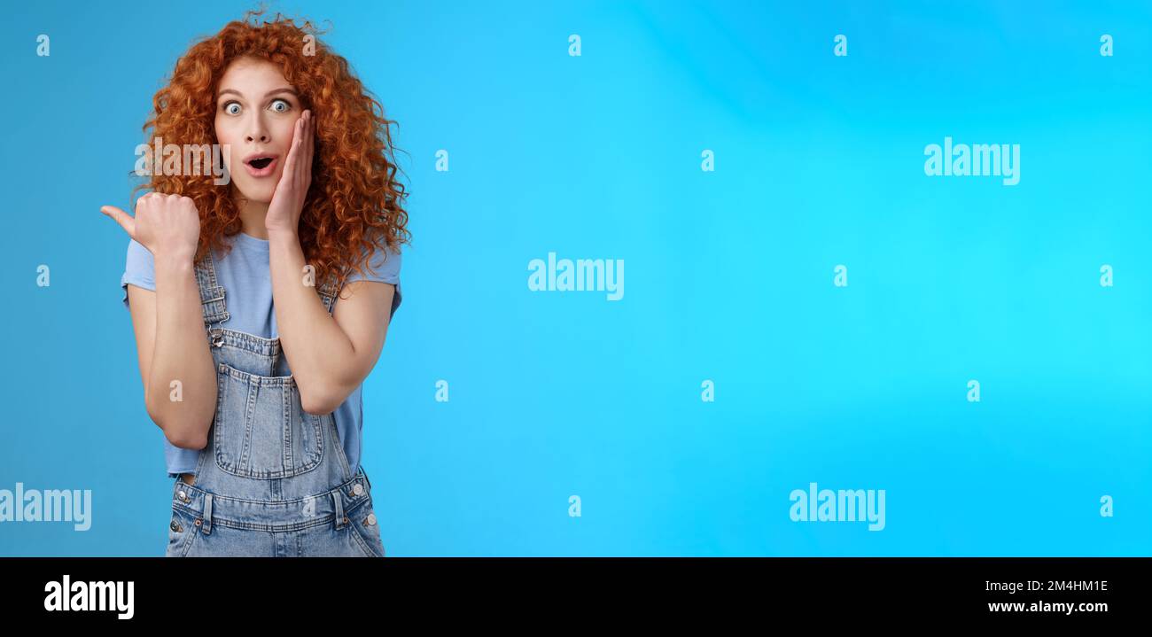 Omg how intriguing. Impressed charismatic emotive surprised redhead ...