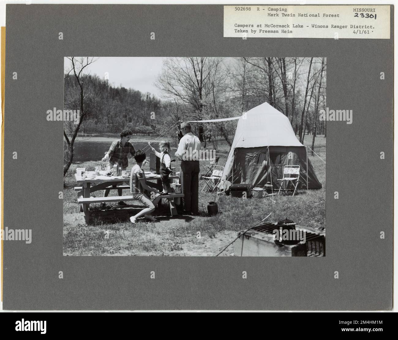 Camping and Picnicking - Missouri. Photographs Relating to National ...