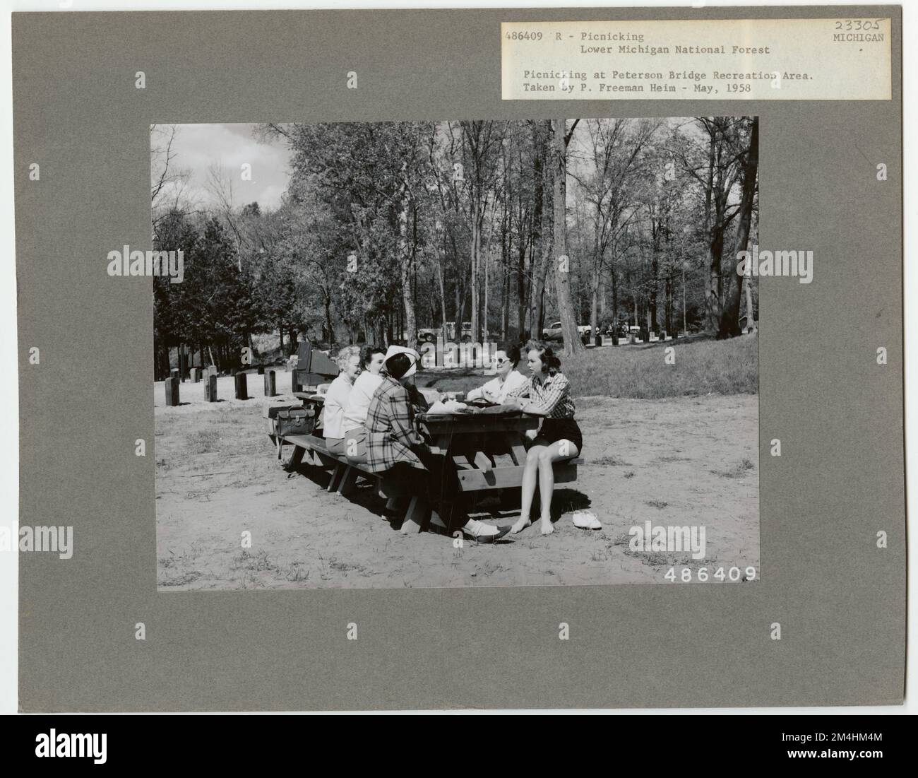 Camping and Picnicking - Michigan. Photographs Relating to National ...