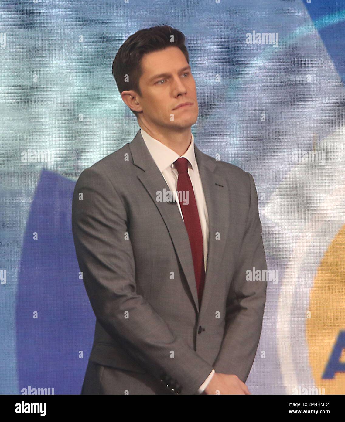 Good Morning America Cast During Daily Broadcast -PICTURED: Trevor Ault ...