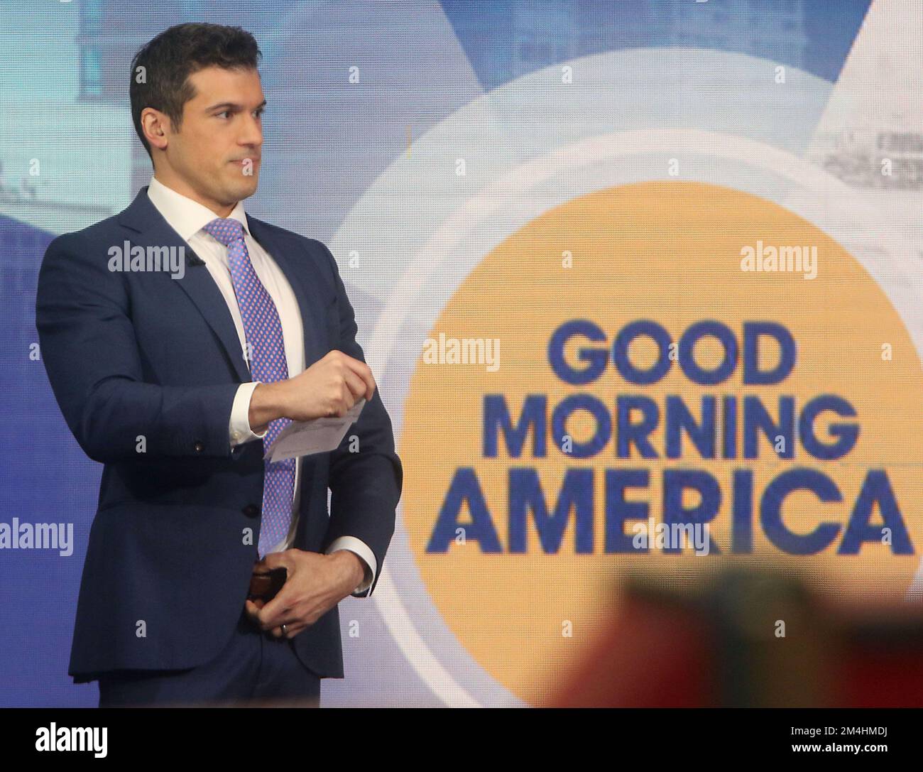 Good Morning America Cast During Daily Broadcast -PICTURED: Gio Benitez ...