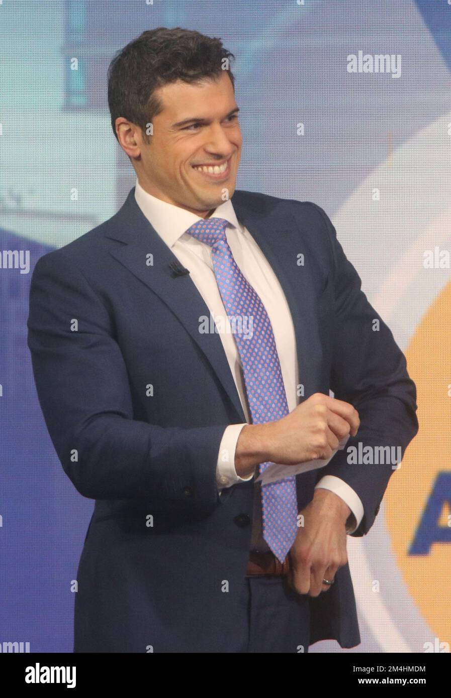 Good Morning America Cast During Daily Broadcast -PICTURED: Gio Benitez ...