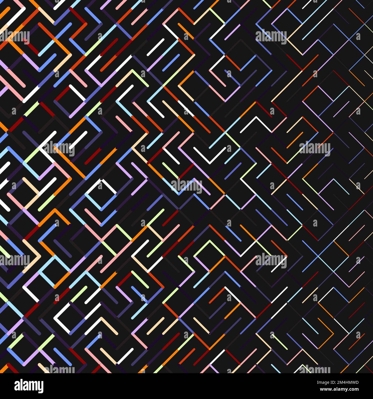 Color rotated lines background generative pattern illustration Stock ...