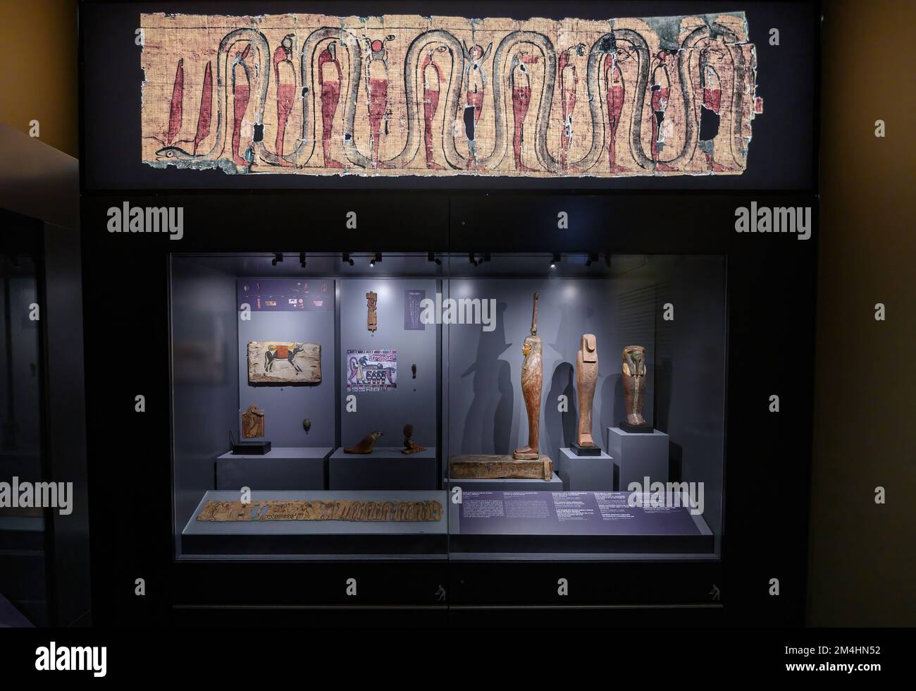 Budapest, Hungary. Interior of the Museum of Fine Arts. Ancient Egypt ...