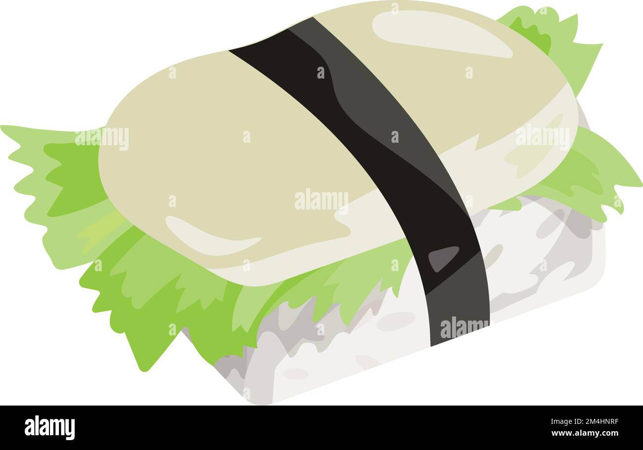 Japanese sushi. Asian food icon. Chinese cuisine Stock Vector Image ...