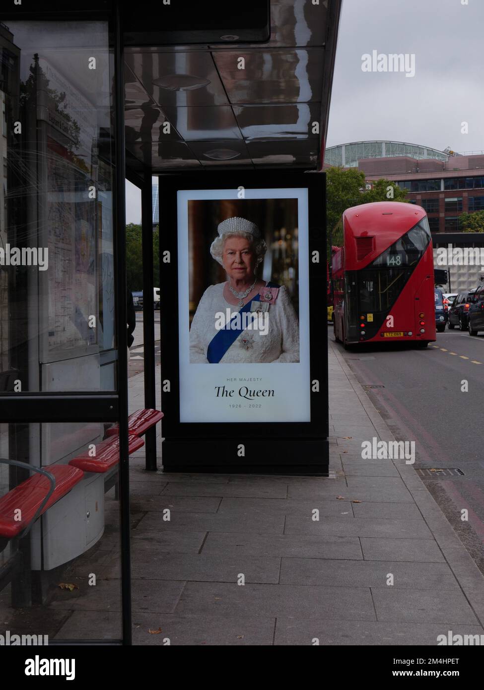 Bus stop queen tribute hi-res stock photography and images - Alamy