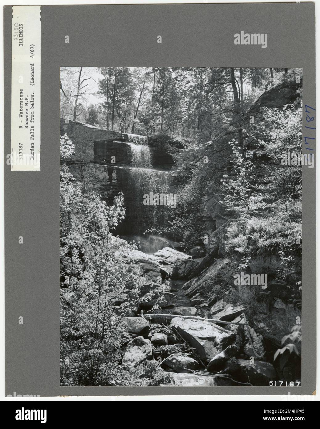 Waterfall Scenes - Illinois. Photographs Relating to National Forests ...