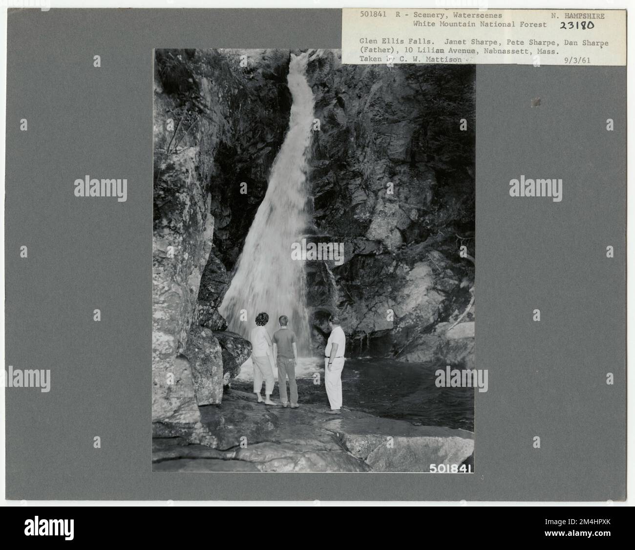 Waterfall Scenes - New Hampshire. Photographs Relating to National ...