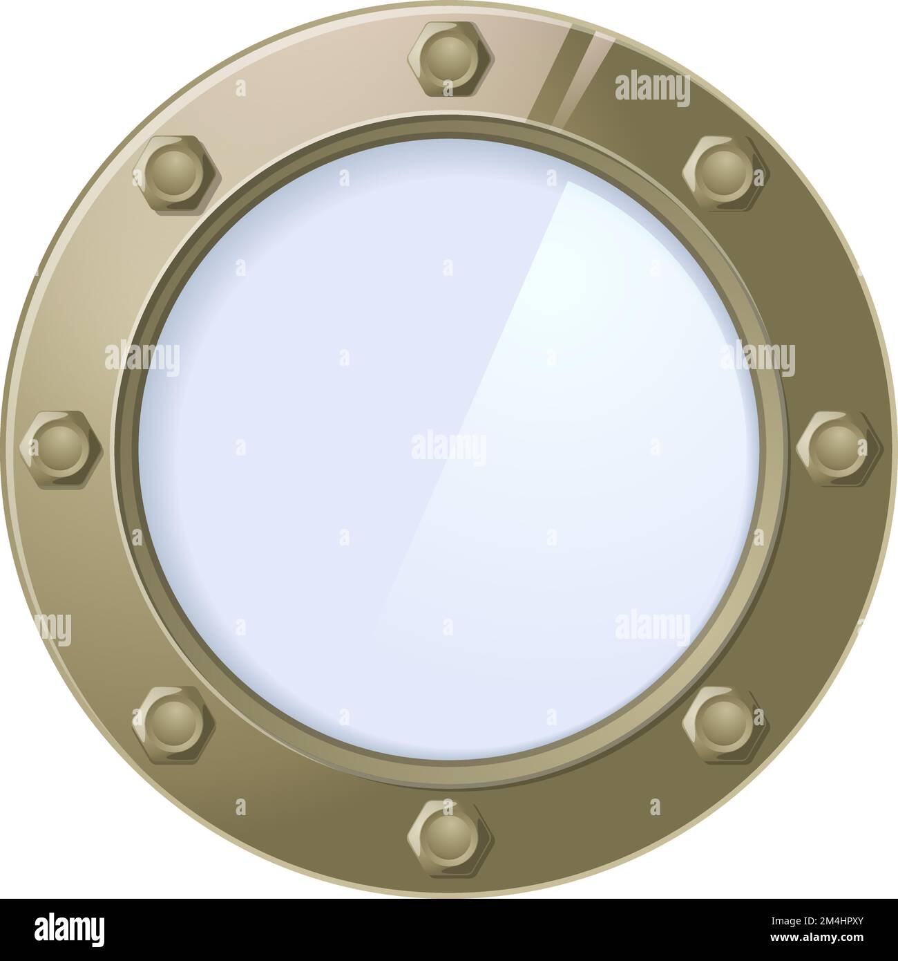 Round glass frame. Ship porthole. Jet window Stock Vector Image & Art ...
