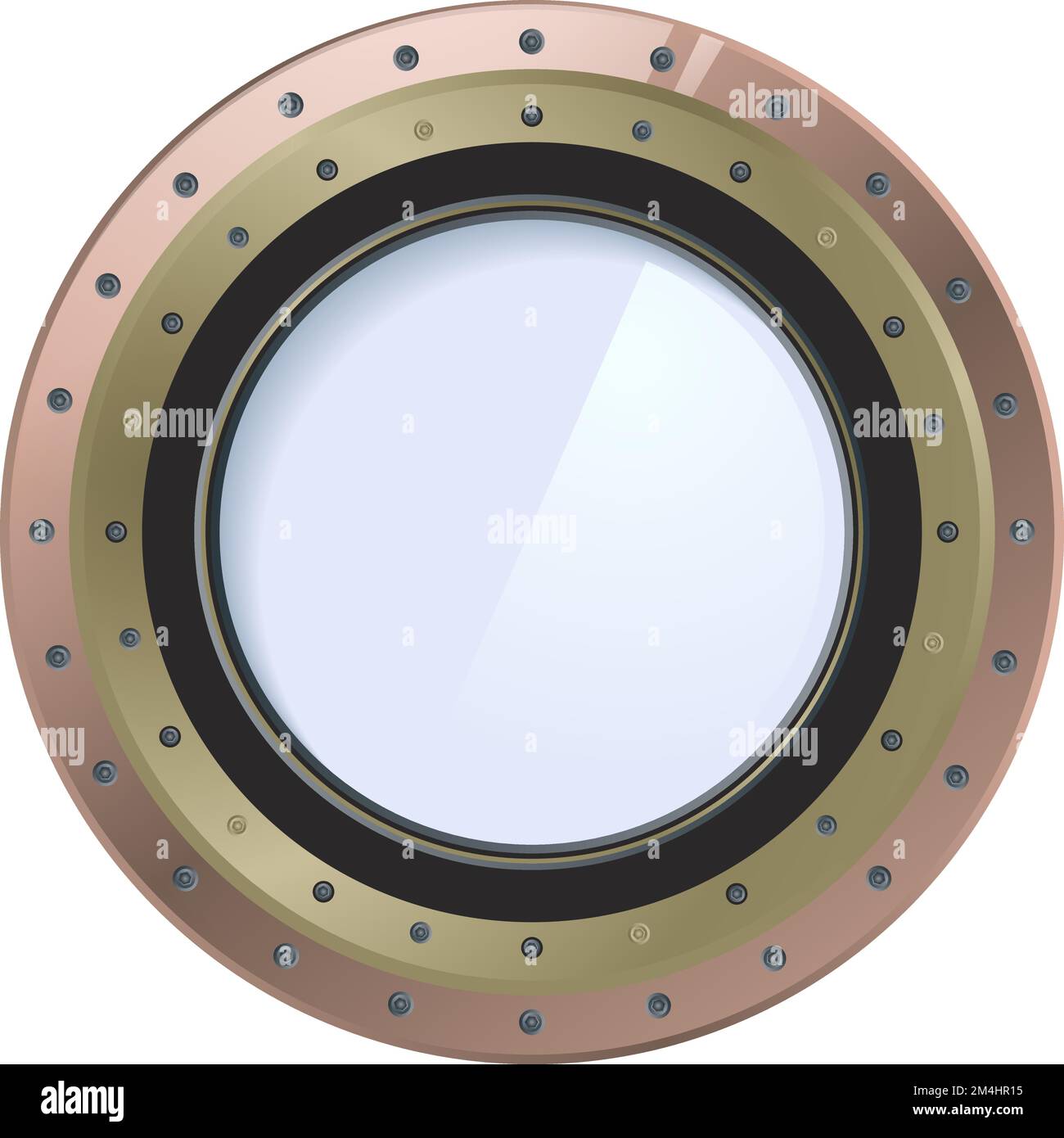 Spaceship window. Round porthole. Futuristic glass frame Stock Vector ...