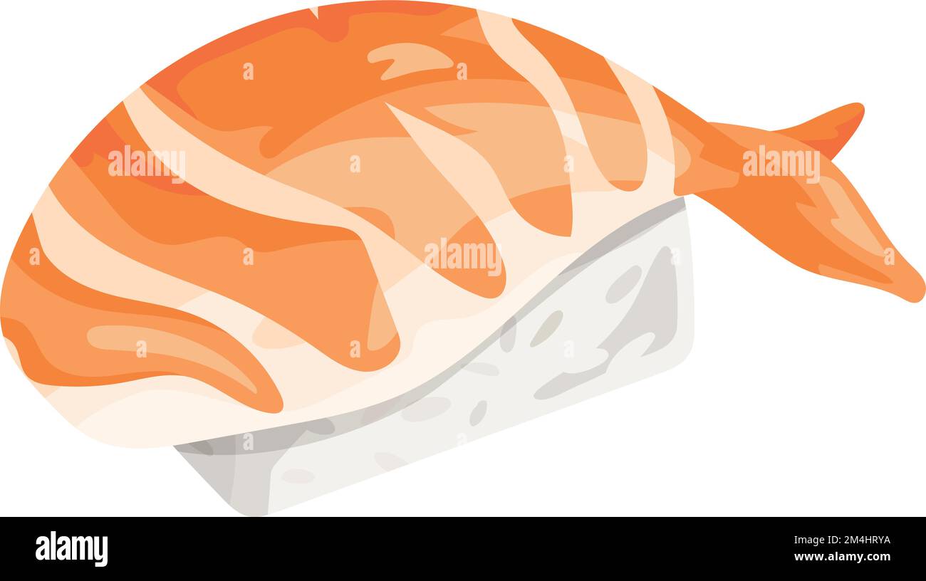 Ebi shrimp sushi nigiri Stock Vector Images - Alamy