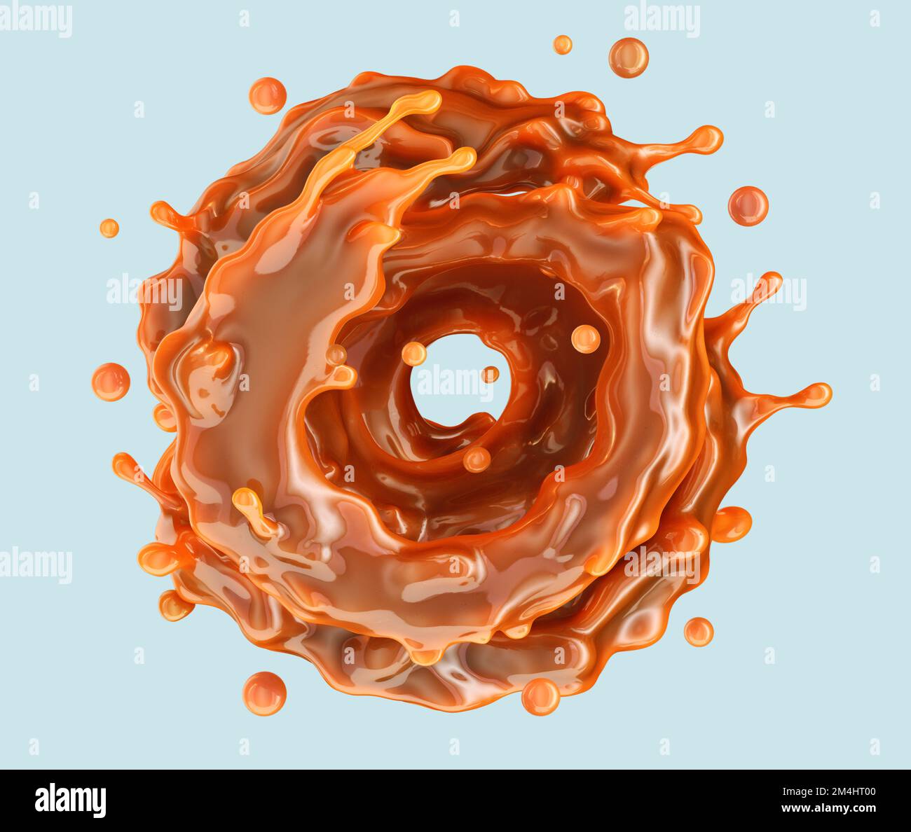 Melted Caramel Illustration