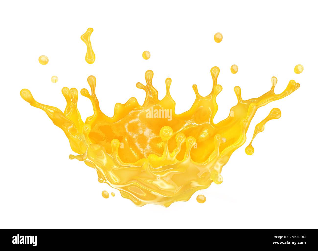Sweet fresh orange fruit juice smoothie 3D splash. Fruits juice ...