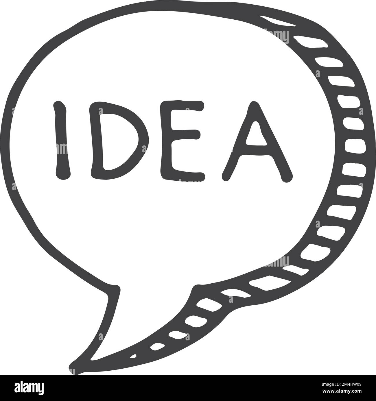 Sketch bubble hi-res stock photography and images - Alamy