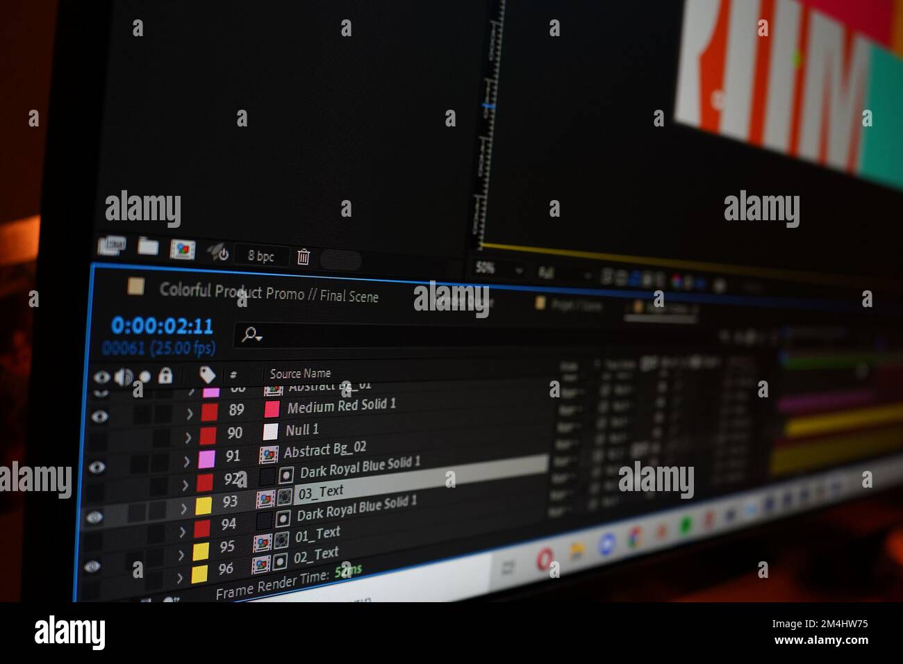 Adobe after effect hi-res stock photography and images - Alamy