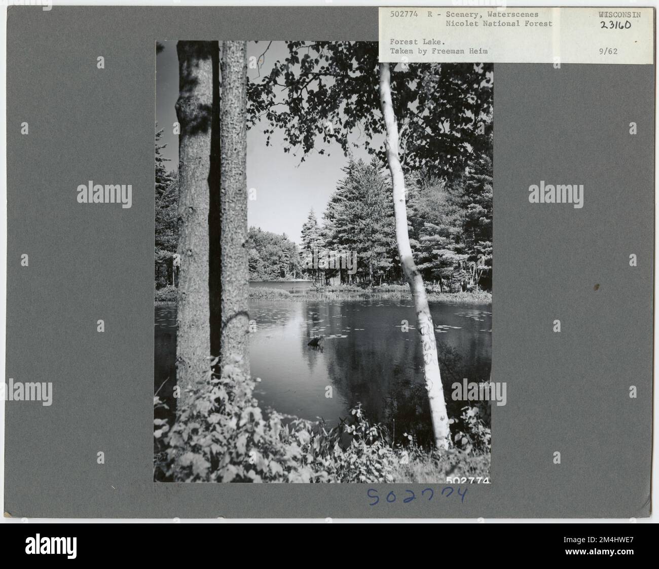 Lake Scenes - Wisconsin. Photographs Relating to National Forests ...