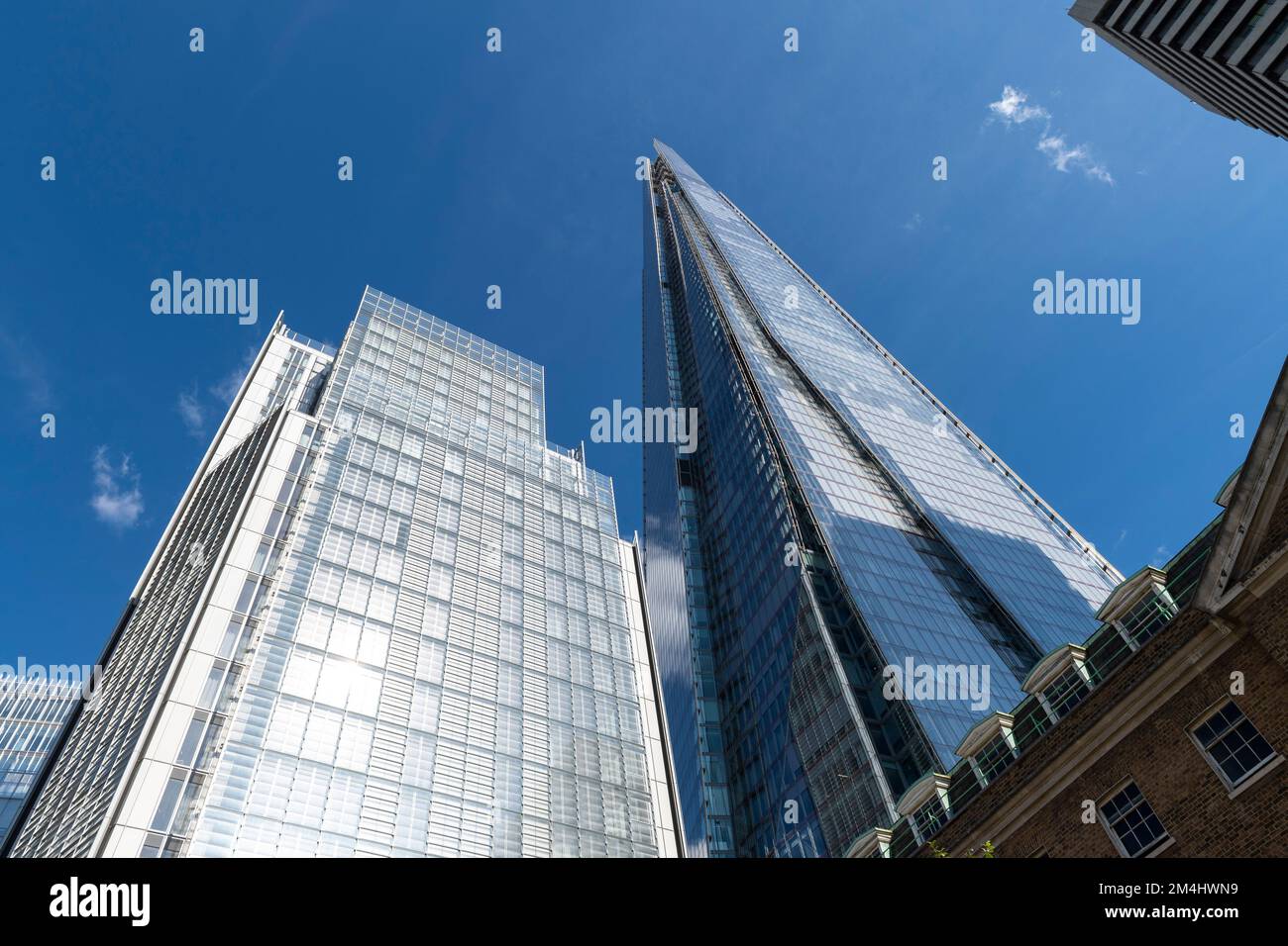 The Shard, a 72-storey skyscraper, designed by the Italian architect ...