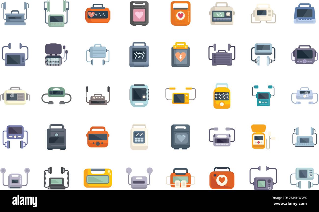 Emergency defibrilator Stock Vector Images - Alamy
