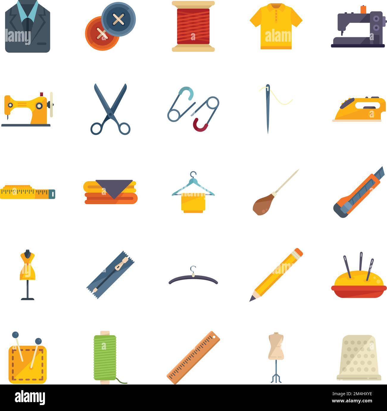 Garment making machine Cut Out Stock Images & Pictures - Alamy