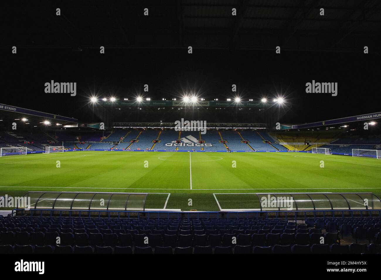 General view inside Elland Road Stadium ahead of the Mid season ...