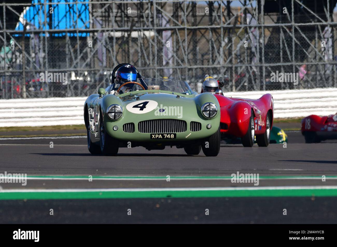 Gregor Fisken, Martin Stretton, HWM, MRL Royal Automobile Club Woodcote ...