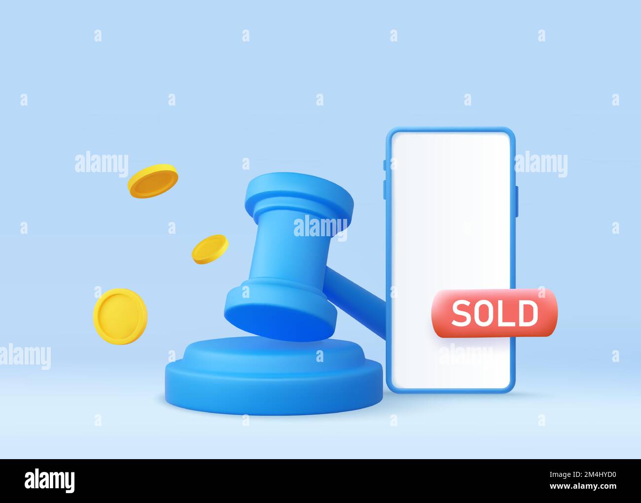 3d judge gavel Stock Vector Image & Art - Alamy