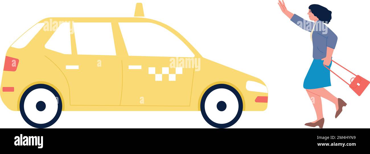 Woman service traffic transportation Cut Out Stock Images & Pictures ...