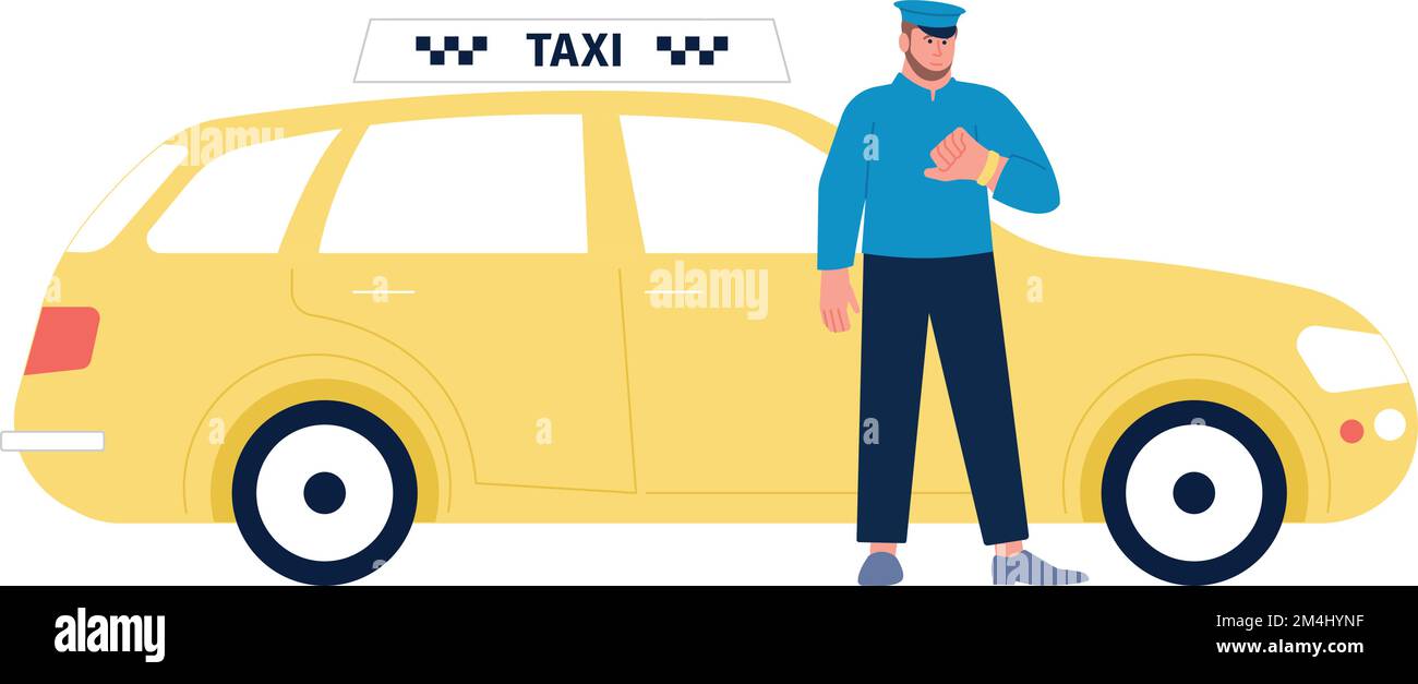 People waiting for transport Cut Out Stock Images & Pictures - Alamy